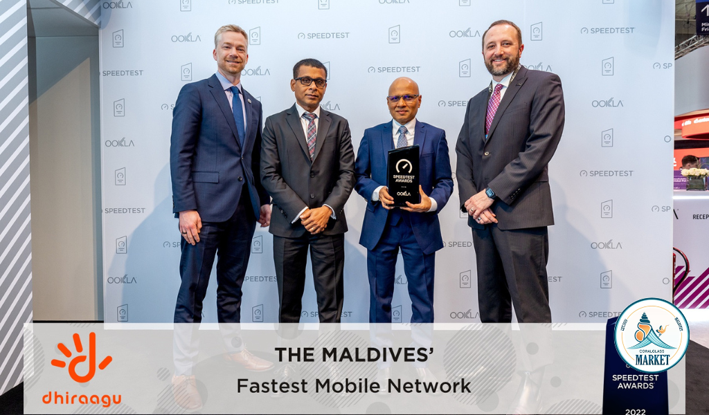 Dhiraagu Awarded ‘Maldives’ Fastest Mobile Network’ by Ookla® At Mobile ...