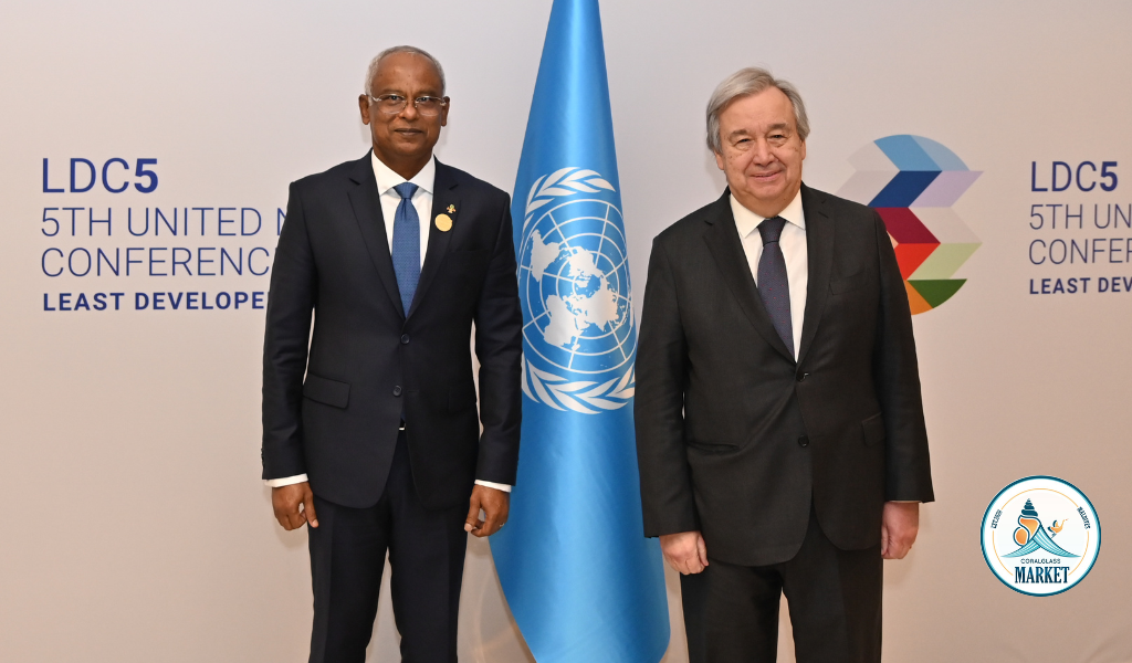 The President Meets With The United Nations Secretary-General