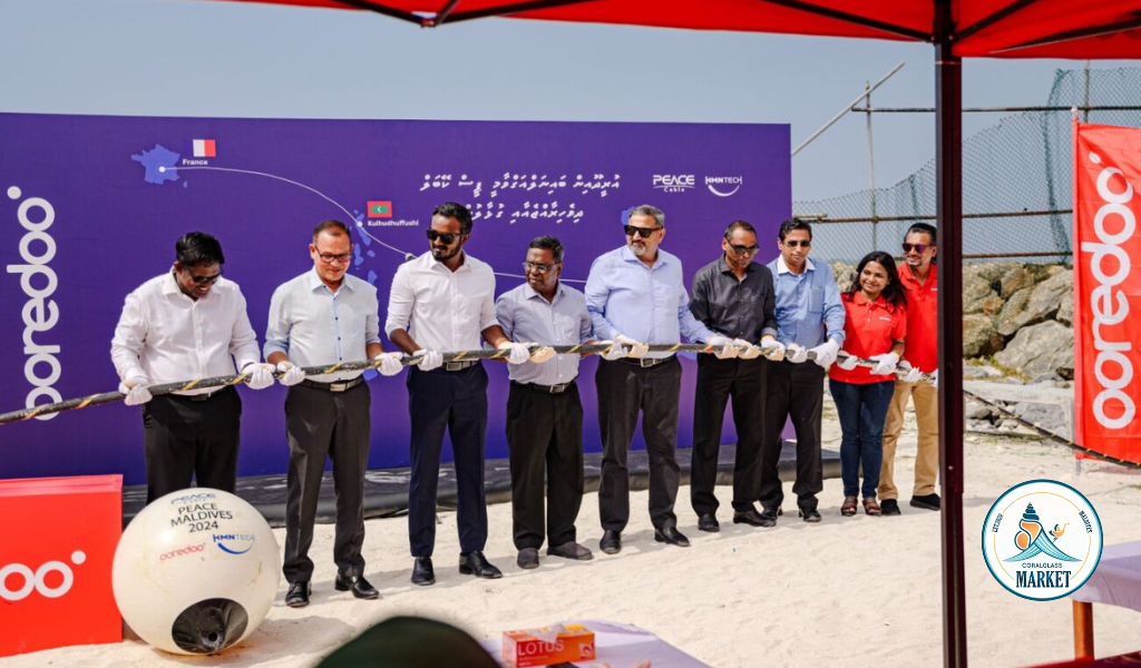 Ooredoo Maldives Celebrates PEACE Cable Landing in Kulhudhuffushi City ...